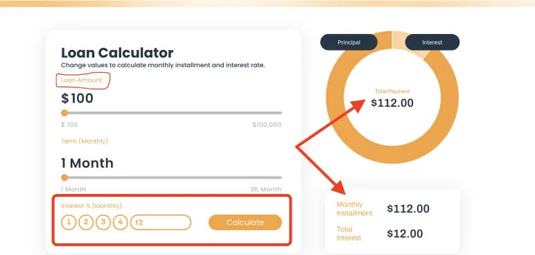 Bridging loan calculator store
